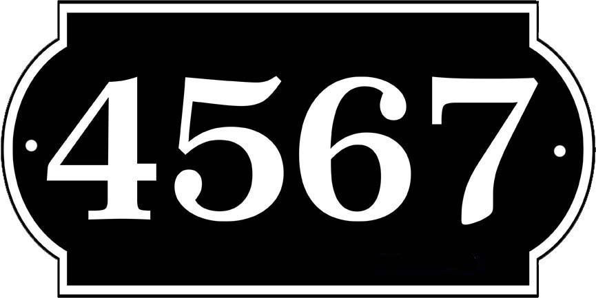 Home Address Sign