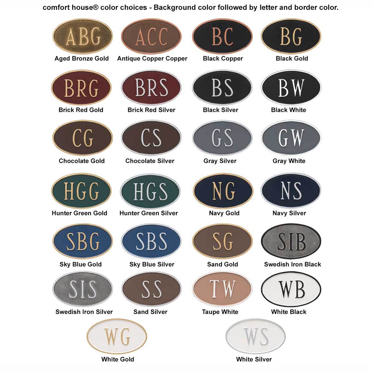 Rectangle Address Sign With 4 Lines