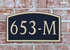 Home Address Plaque