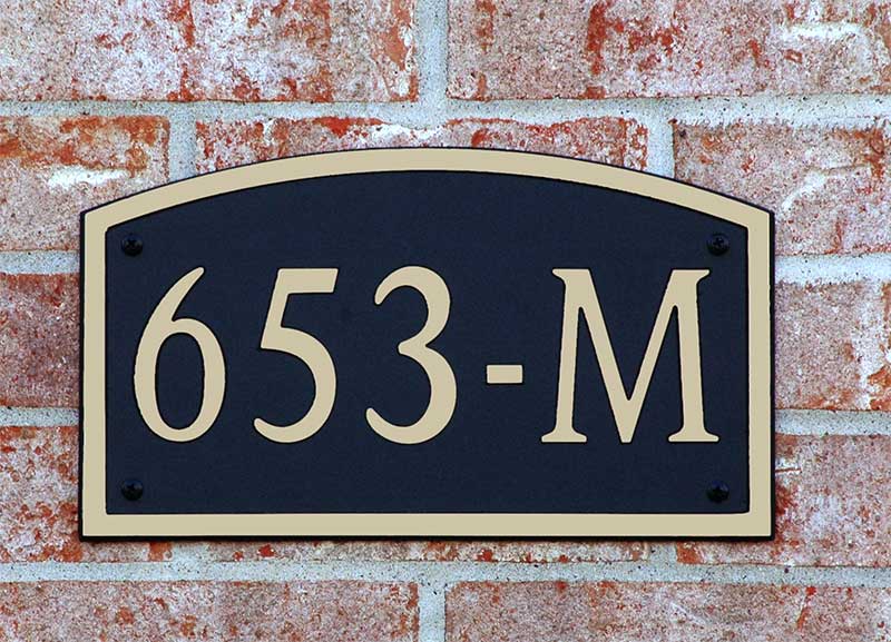 Home Address Plaque