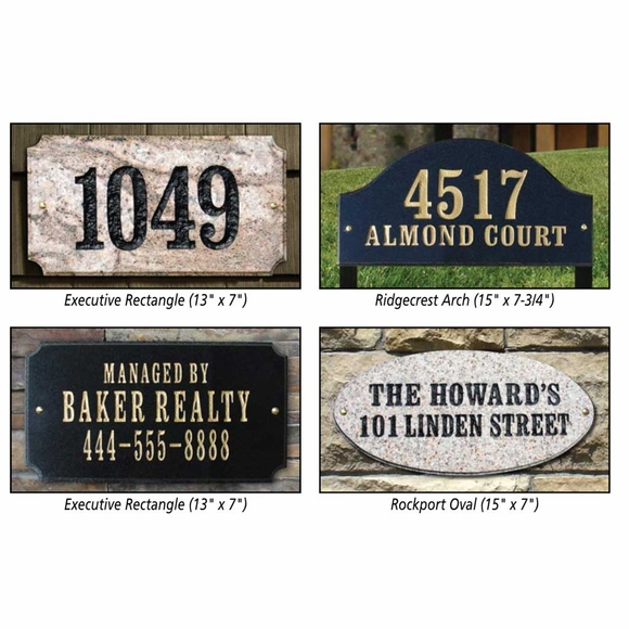 Animal and Wildlife Address Plaque