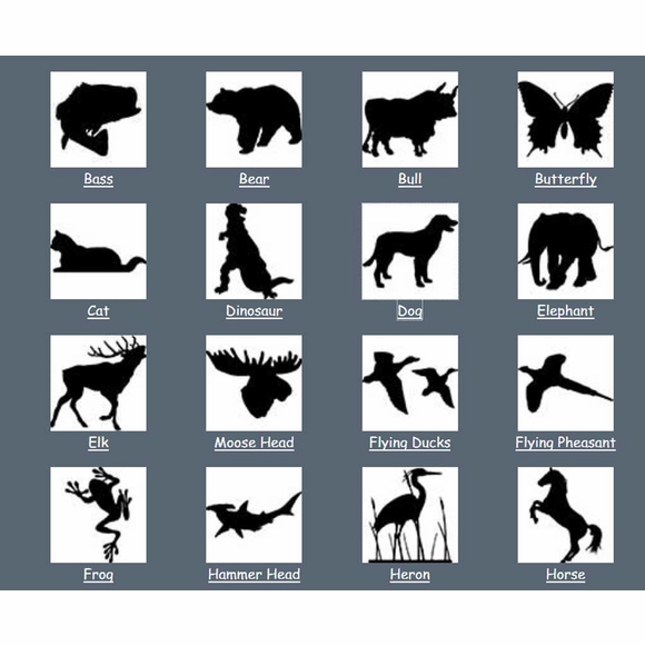 Animal and Wildlife Address Plaque