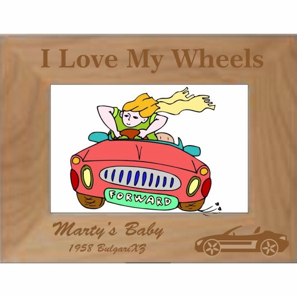 Personalized Car Picture Frame
