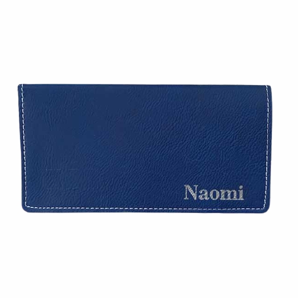 Personalized Checkbook Cover