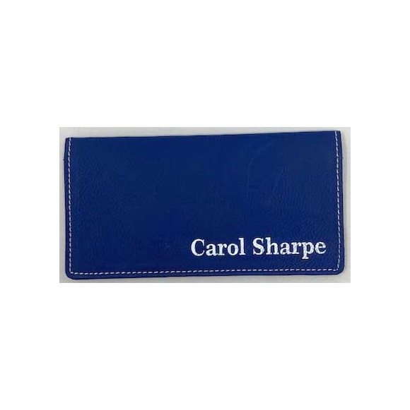 Personalized Checkbook Cover