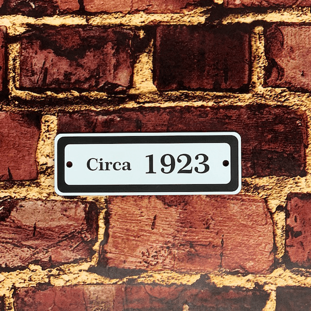 Personalized Circa Sign for Historic Home or Building