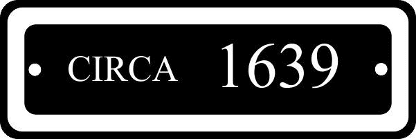 Personalized Circa Sign for Historic Home or Building