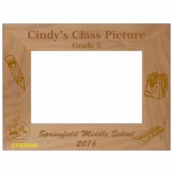 Personalized Class Picture Custom Engraved Picture Frame