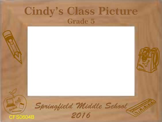 Personalized Class Picture Custom Engraved Picture Frame