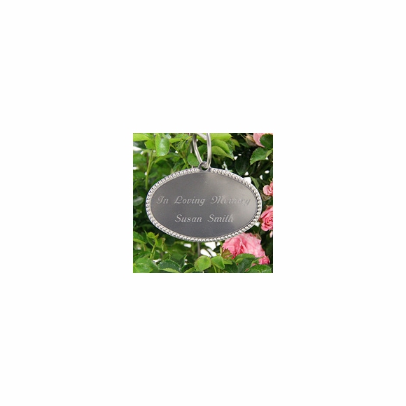 Personalized Engraved Tree Tag (When Purchased With Tree Only)