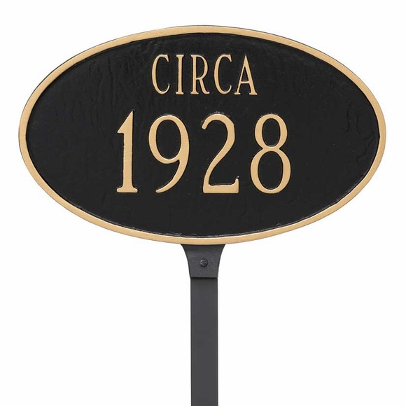 Personalized Historic Building Plaque - Circa, Built, Established, or ...