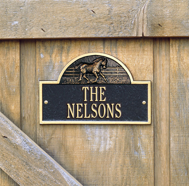 Stall Plate - Personalized Stall Marker, Name Sign, or Room Sign With ...