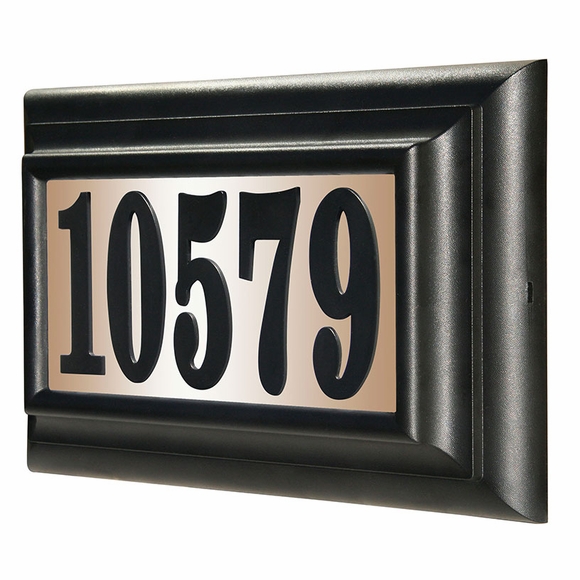 DIY Lighted House Number Sign