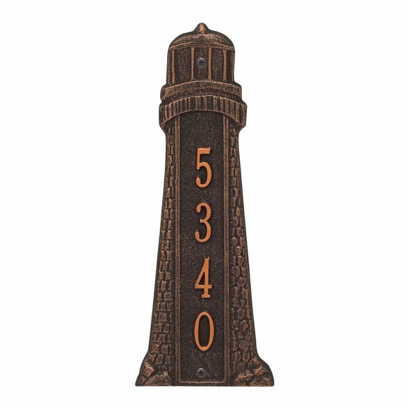 Lighthouse Address Plaque - House Number Sign