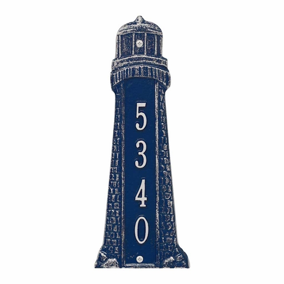 Lighthouse Address Plaque - House Number Sign