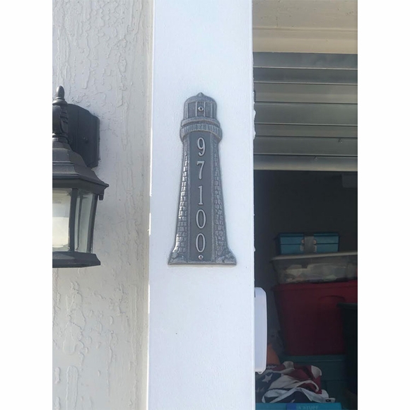 Lighthouse Address Plaque - House Number Sign