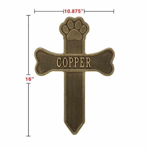 Dog Memorial Cross