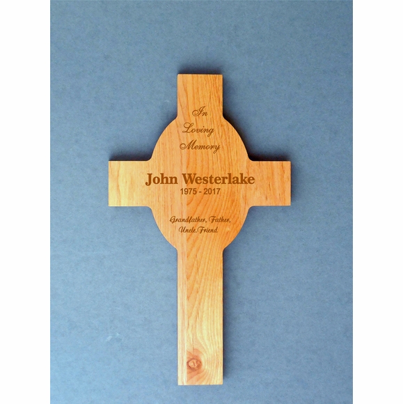 Personalized Memorial Cross In Loving Memory