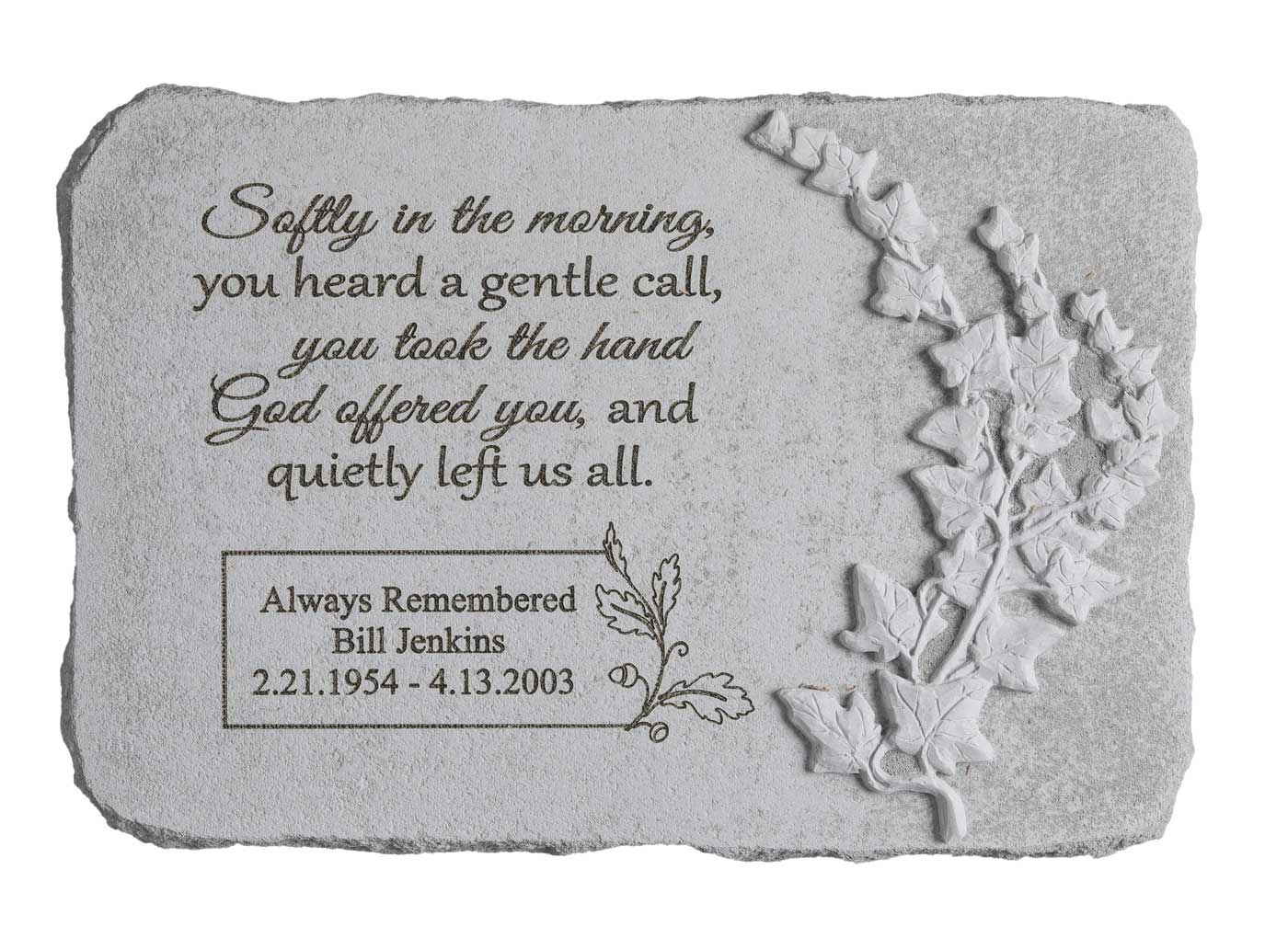 Personalized Memorial Stone