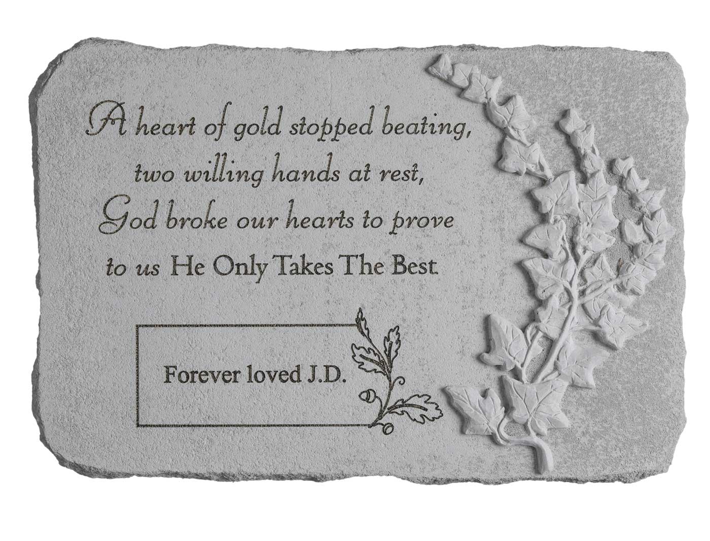 Personalized Memorial Stone