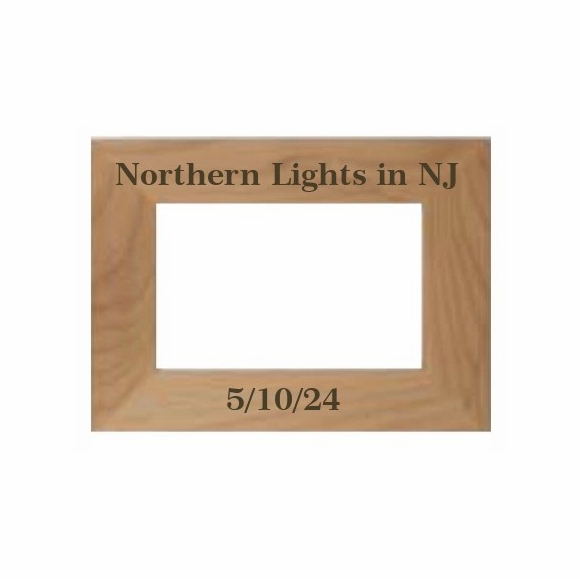 Personalized Northern Lights Picture Frame