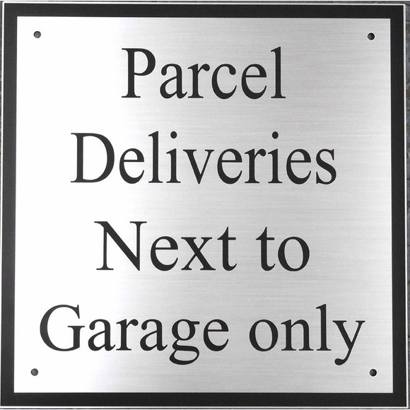 Personalized Package Delivery Instructions Sign