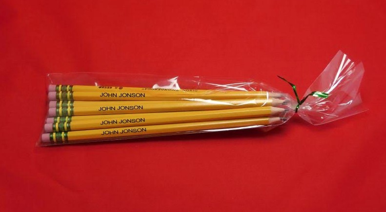 Personalized Pencils - Set of 12 Pencils Engraved With Name or Text