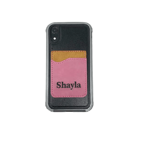 Personalized Phone Wallet Sticks To Back Of Phone