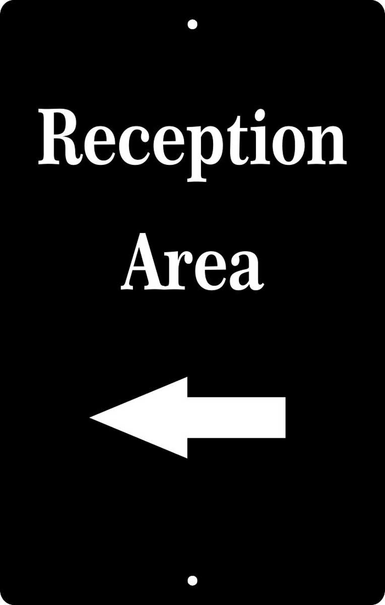 Custom Reception Area Sign
