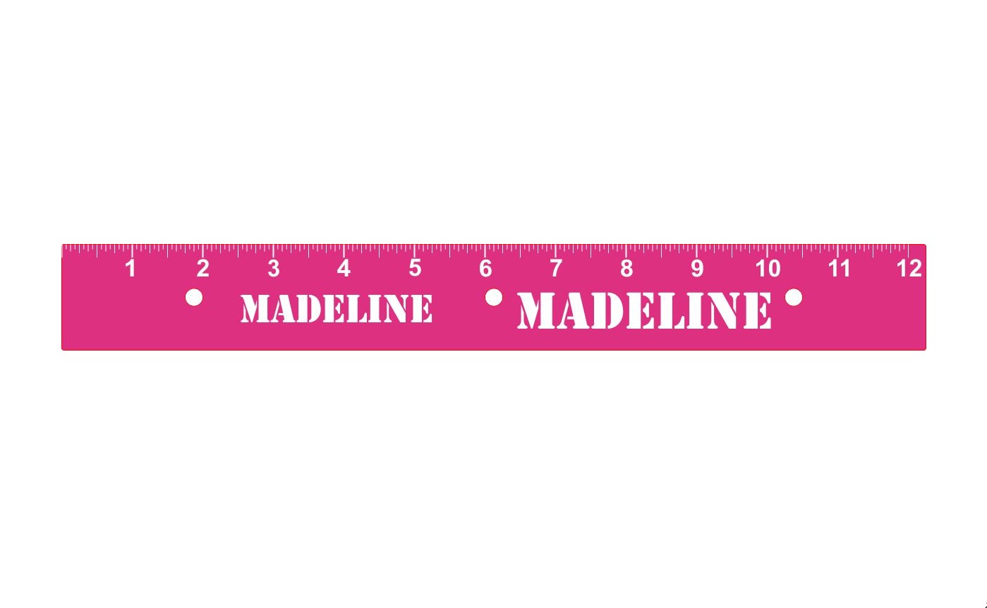 Personalized Ruler With Name