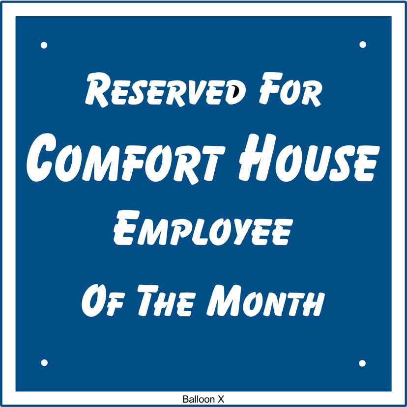 Custom Space Reserved For Sign