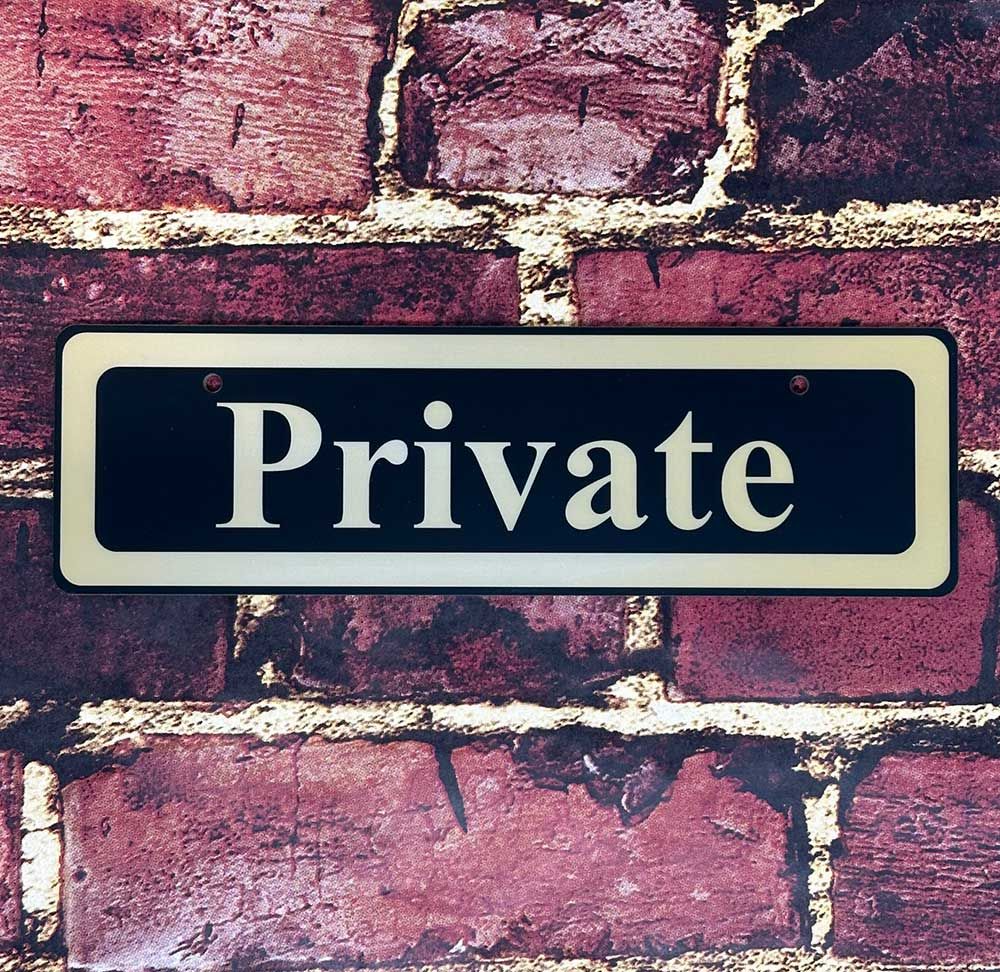 Private Sign