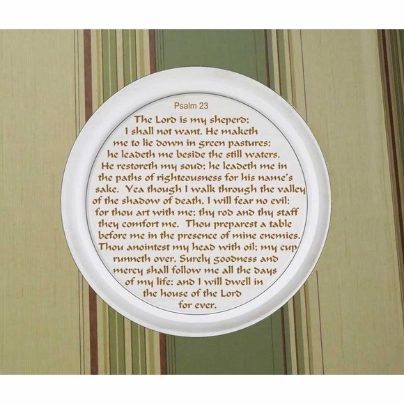 Psalm 23 Plaque - Hanging Wall Art Sign, Room Decor
