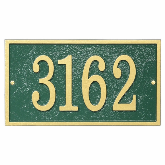 Rectangle House Number Plaque - Address Sign