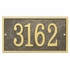 Rectangle House Number Plaque - Address Sign
