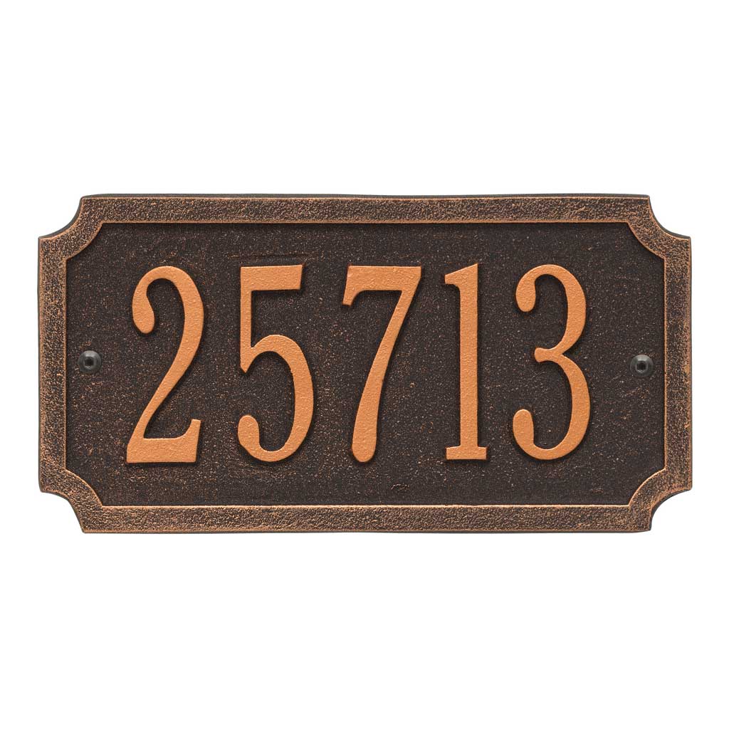 Rectangular Home Address Sign