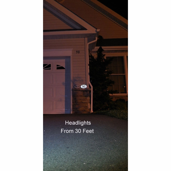 Reflective Address Number Sign