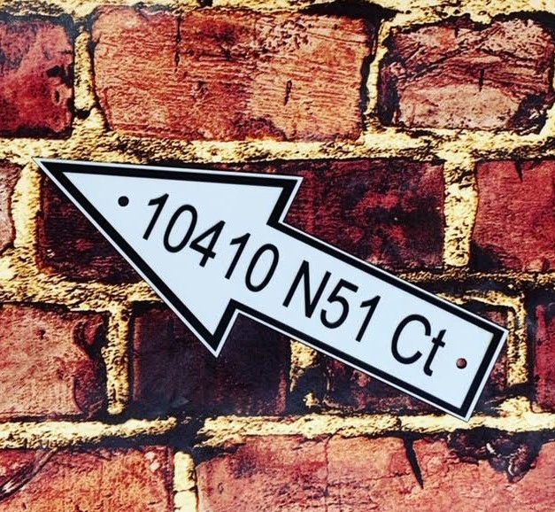 Address Arrow Sign at Darcy Ryan blog