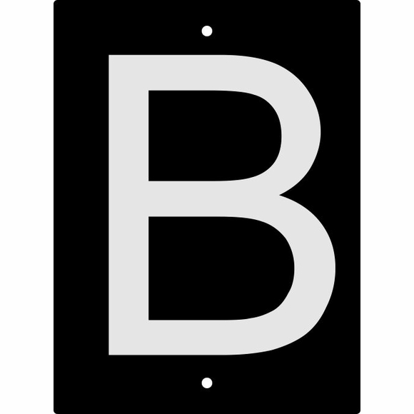 Reflective House Numbers or Letters, Heavy Duty