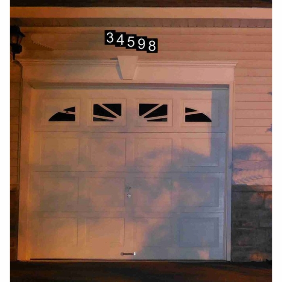 Reflective House Numbers or Letters, Heavy Duty