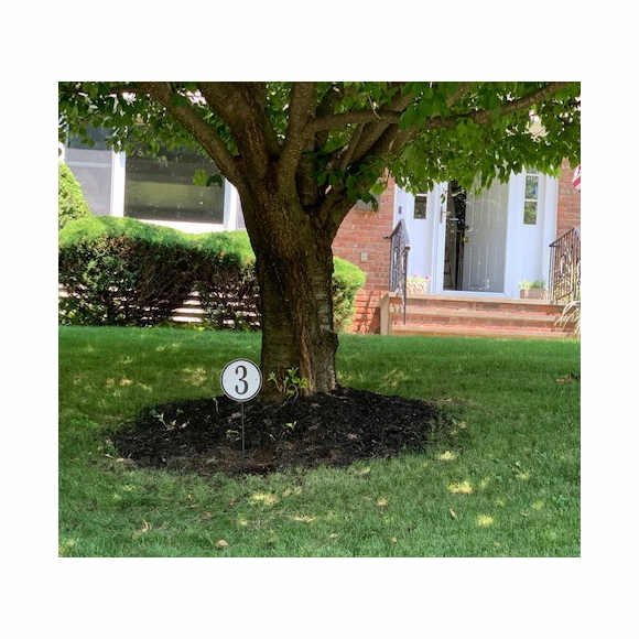 Round Address Sign For Up To 4 House Numbers