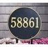 Round House Number Sign - Circular Address Plaque - Choose Your Size ...