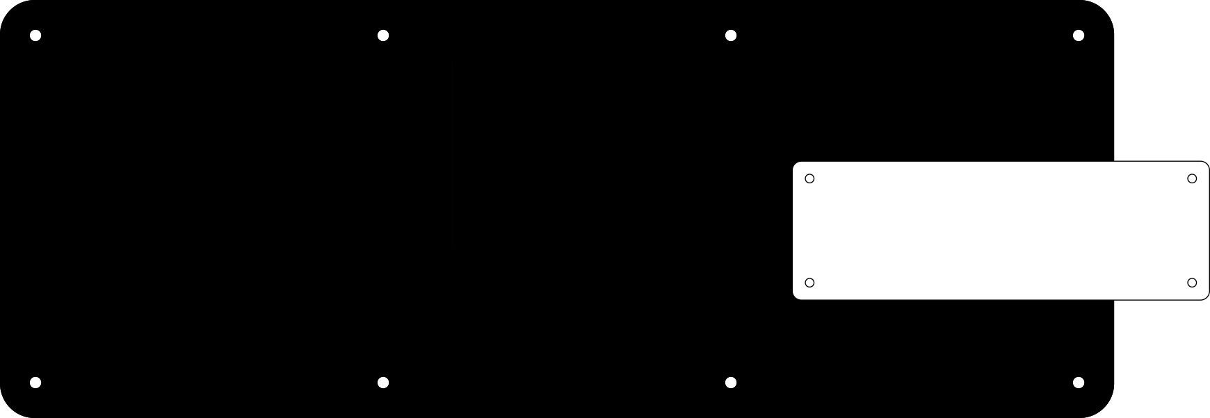 Blank Rectangular Repair Filler Panels For RV, Boat, Home