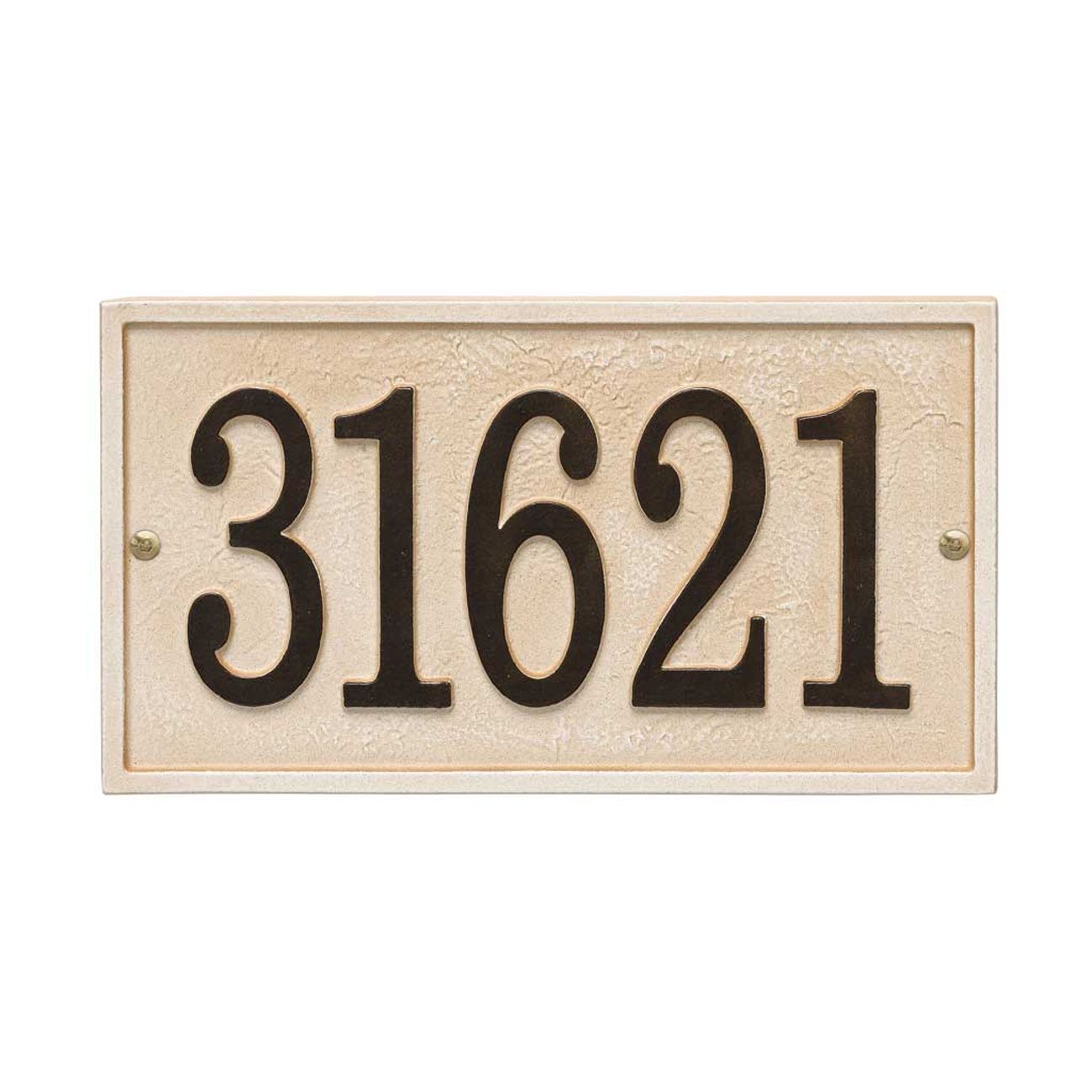 Metal Sandstone Address Number Sign Rectangle