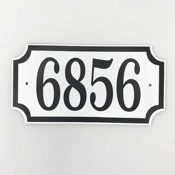 House Number Sign - Custom Address Plaque