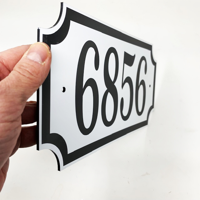 House Number Sign - Custom Address Plaque