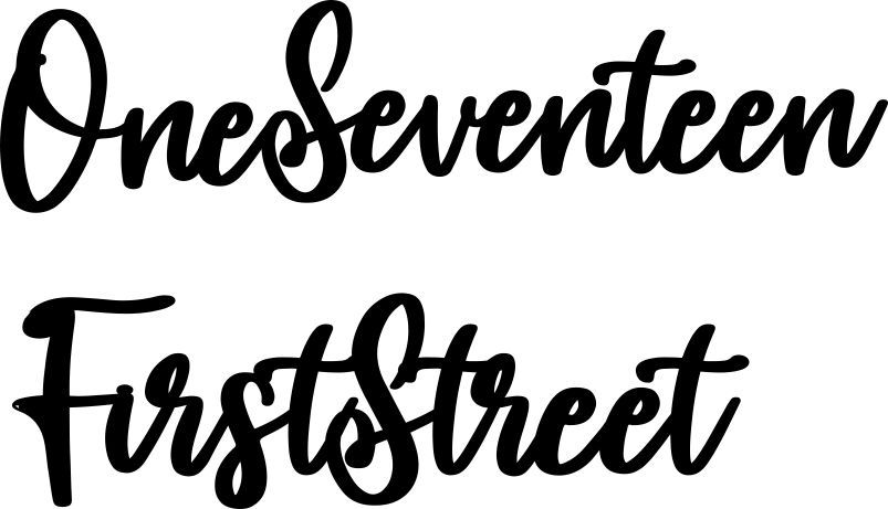 Script House Address Number, Name, or Street Sign Spelled Out