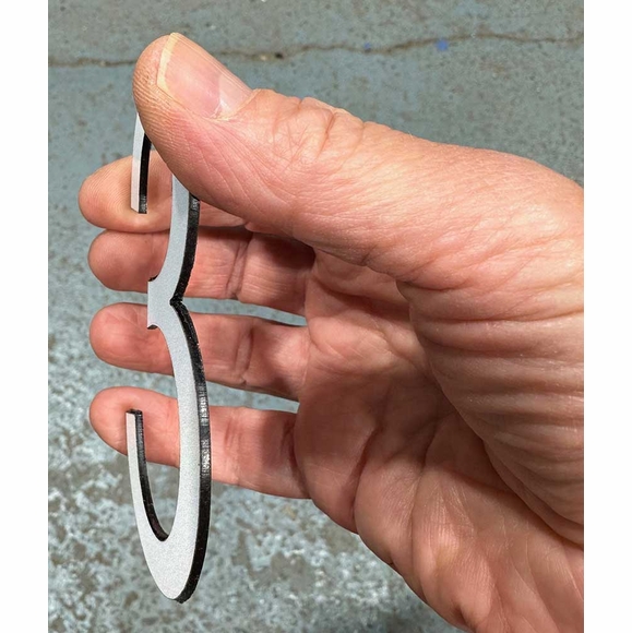 Self Stick Reflective House Numbers - 1", 2", 3", 4", 5", 6", 7", 8", 9 ...