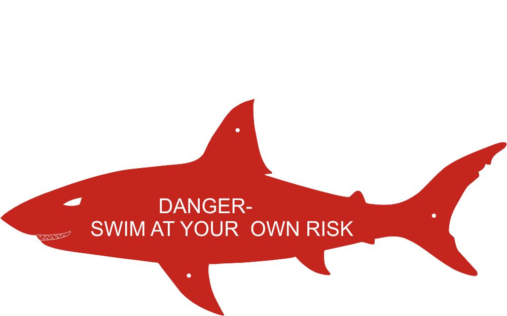 Shark Warning Sign