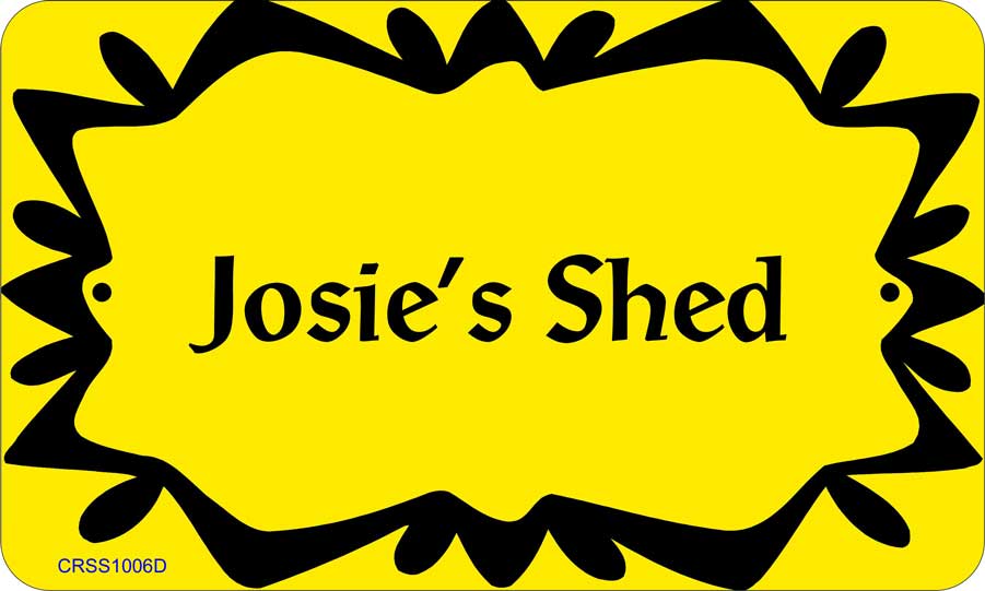 She Shed Custom Name Plaque
